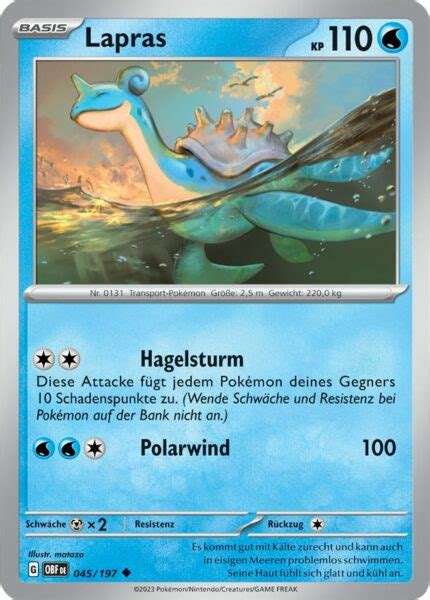 Pokémon Obsidianflammen Kartenliste und Kartengalerie PokeZentrum