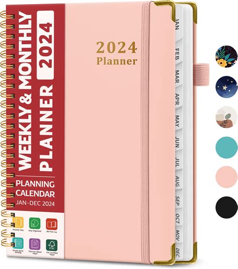 Amazon 2024 Planner Weekly And Monthly Planner Spiral Bound