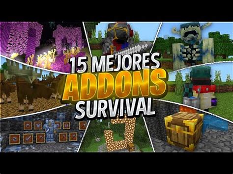 Top Addons Survival Para Minecraft Bedrock Y Pe