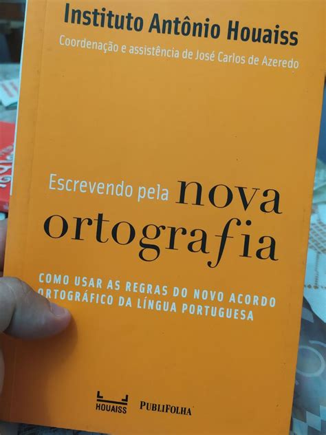 Escrevendo Pela Nova Ortografia Livro Houaiss Publifolha Usado