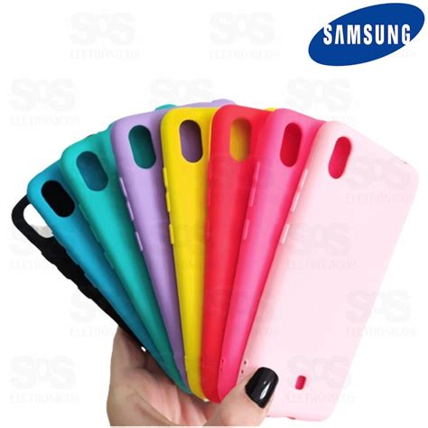 Case Aveludada Samsung Galaxy A Cores Variadas Embalagem Simples