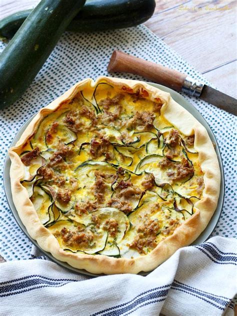 Tarte Aux Courgettes Thon Fromage Frais Lolo Et Sa Tambouille