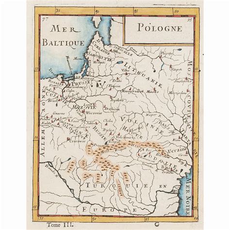 Mapa Polski I Litwy SZTUKA NA PREZENT