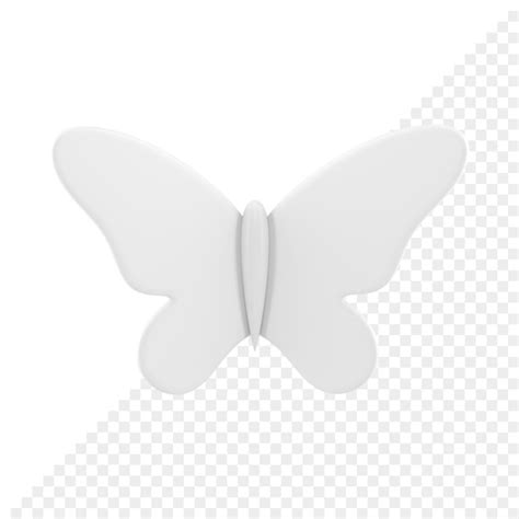 Mariposa Elegante Blanca Linda Decoraci N Brillante Elemento Insecto