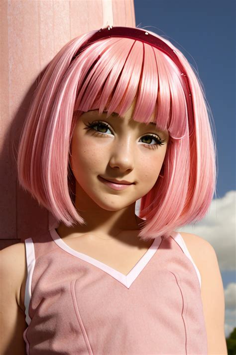 AI Art LoRA Model Stephanie Lazytown PixAI
