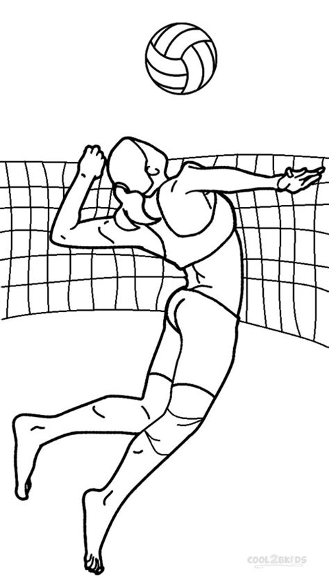 Desenhos De Voleibol Para Colorir P Ginas Para Impress O Gr Tis
