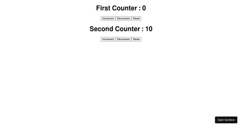 React Hook UseReducer Codesandbox