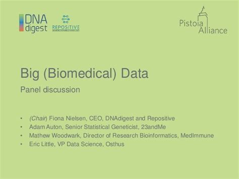session 3 big biomedical data