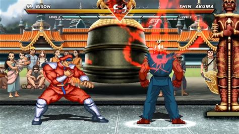 M BISON Vs SHIN AKUMA The Most Insane Fight Ever YouTube