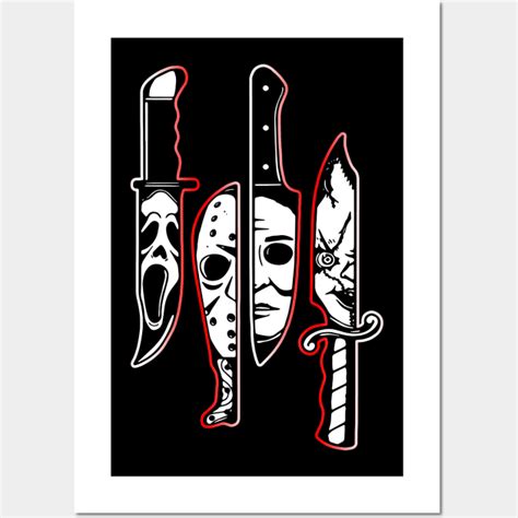 Funny Scary Horror Movie Characters In Knives Horror Movies Fan