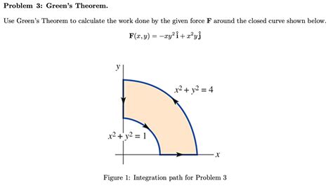 solved problem 3 green s theorem use green s theorem to