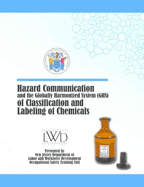 Fillable Online HAZARD COMMUNICATION AND THE GLOBALLY HARMONIZED SYSTEM