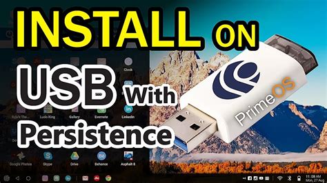 How To Install Primeos On Usb With Persistence Updated Youtube