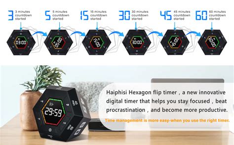 Amazon Haiphisi Pomodoro Timer Productivity Timer Cube
