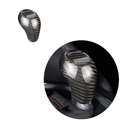 Real Carbon Fiber Gear Shift Knob Trim Cover For Chevrolet Corvette C7