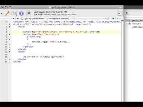 Getting Started With JQuery Part 2 YouTube