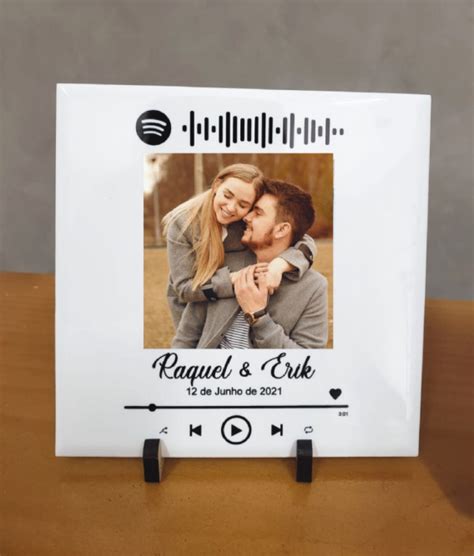 Azulejo Interativo Spotify Casal Ls Estampas Camisetas Personalizadas