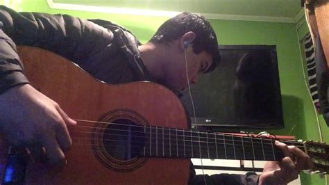 Fingerstyle guitarra al que está sentado en el trono cover YouTube