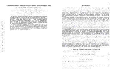 Quasi Normal Modes Of Naked Singularities In Presence Of Non Linear