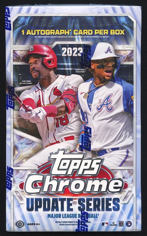 Topps Chrome Update Series Baseball Hobby Box Pristine Auction