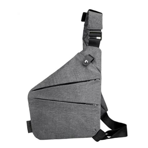 Sac Banane Sac De Poitrine En Tissu Oxford Pour Hommes Sacoche Anti Vol