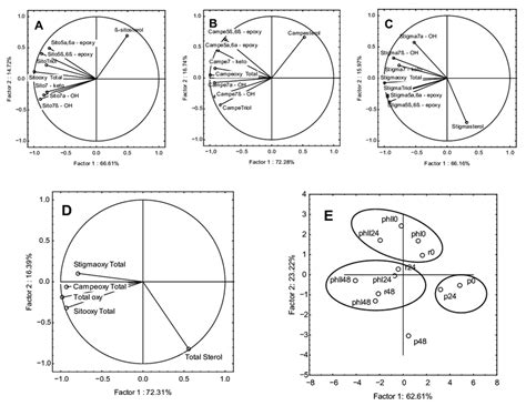 Principal Component Analysis Pca Of The Loading Plot And The Score