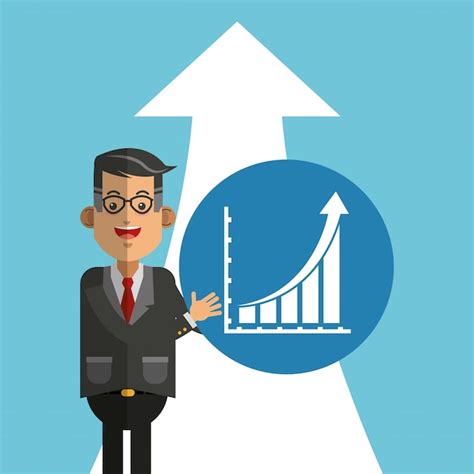 El Crecimiento Del Negocio Vector Premium