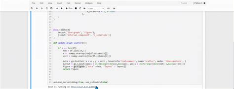 live data dash plot with python stack overflow