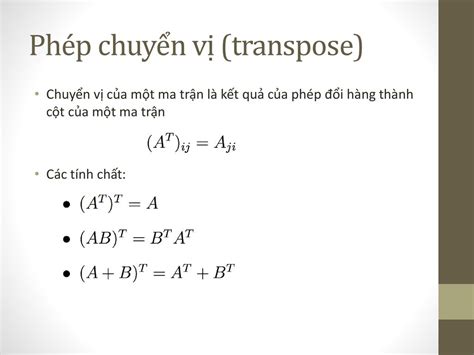 T Nh Ma Tr N L Y Th A Ph Ng Ph P Hi U Qu V Ng D Ng Th C T
