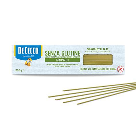 Spaghetti N12 Con Piselli De Cecco GlutenFree BIOMONDOshop