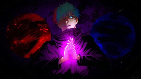 Gojo Satoru Limitless Hollow Purple Cursed Red Jujutsu Kaisen Live