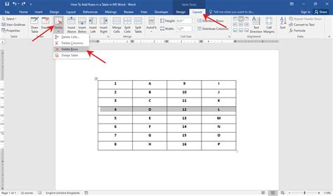 How To Add Rows In A Table In Word OfficeBeginner