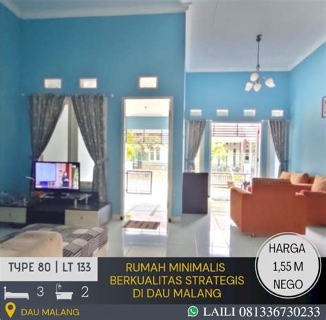 Rumah Minimalis Siaphuni Area Wisata Dan Kampus Di Dau Malang Dijual