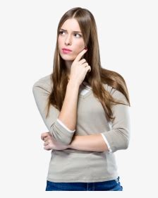Woman Thinking Png Transparent Png Transparent Png Image PNGitem