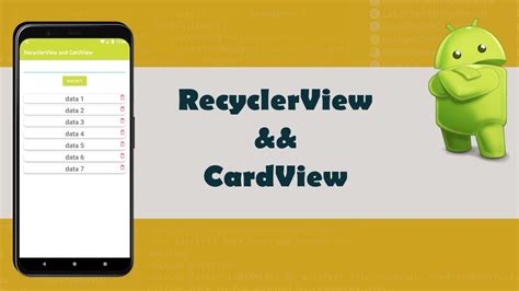RecyclerView CardView Android Studio JAVA YouTube