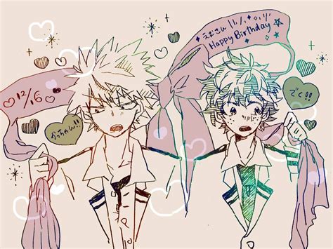 Katsuki Bakugou x Izuku Midoriya Katsudeku Bakudeku 勝デク Buko No Hero