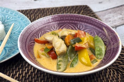 Rotes Thai Curry mit Hähnchen 20 Minuten Rezept Rezept Thai curry