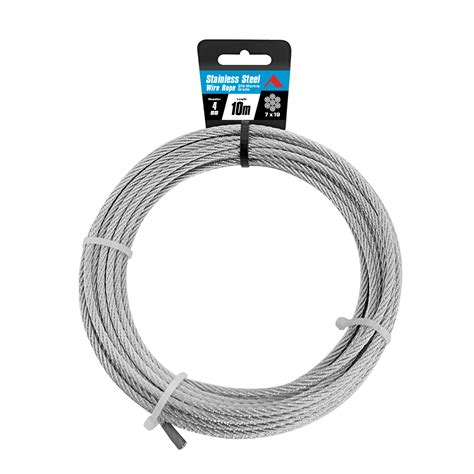 4MM X 10M STAINLESS STEEL WIRE ROPE Pinnacle Hardware