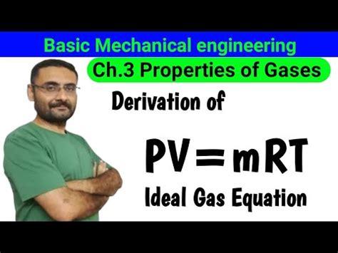 Pv Mrt Proof Ideal Gas Equation Derivation Properties Of Gases