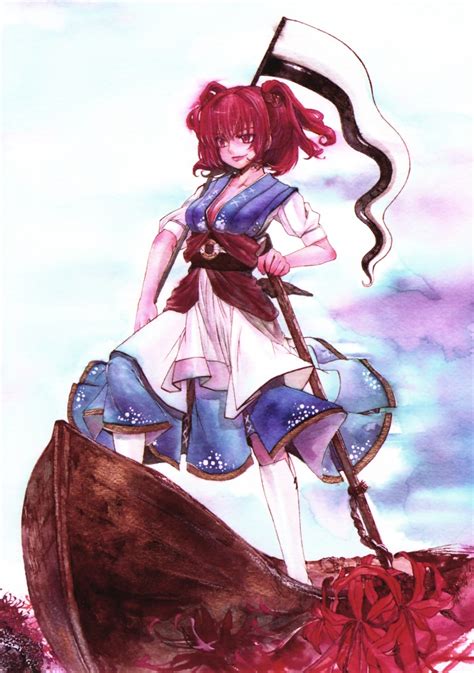 Onozuka Komachi Touhou Drawn By Koyomiuta Danbooru