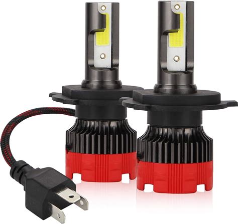 Amazon fr Kairiyard LED H4 Ampoules de Phares à LED 6000K HI LO Beam