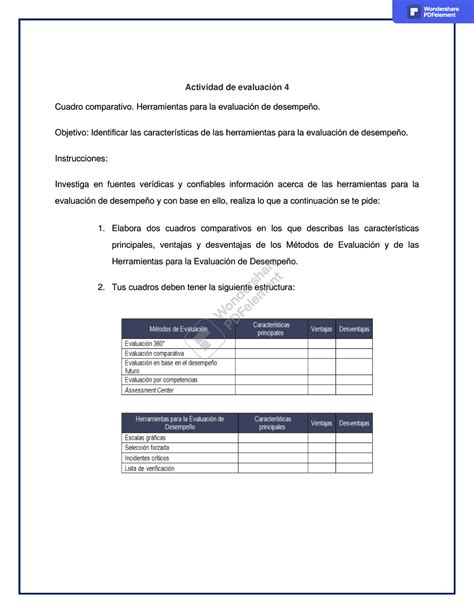 Cuadros Comparativos Herramientas Y Metodos Evaluacion DE Desempeño