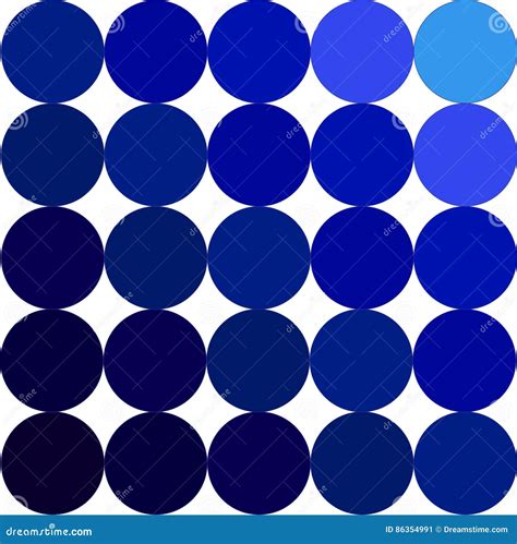 Gama De Colores Azul Stock De Ilustraci N Ilustraci N De Fondo