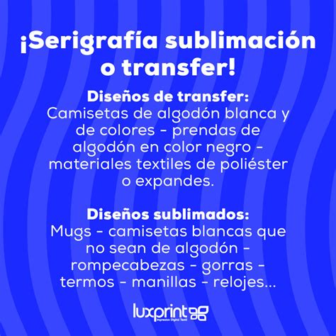 Diferencias entre sublimación y estampado técnicas de personalización