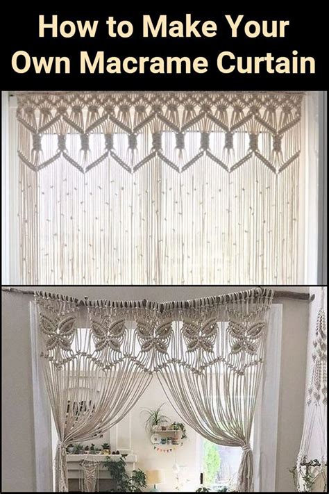 How To Make Your Own Macrame Curtain Artofit