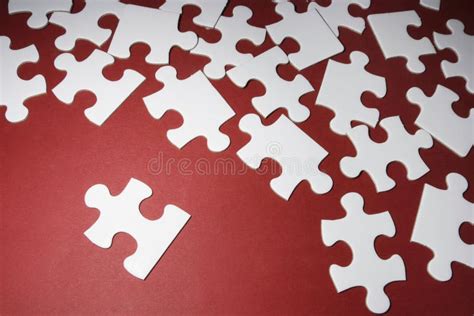 De Stukken Van De Puzzel Stock Afbeelding Image Of Hobby 9056295