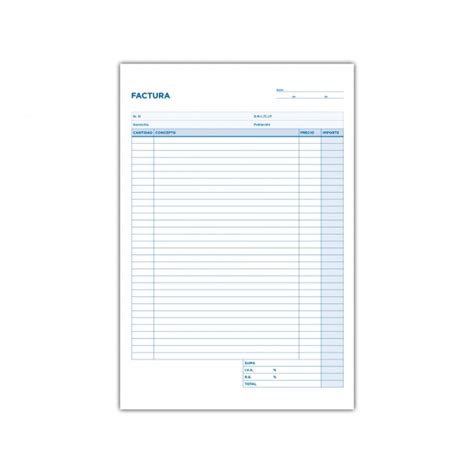 Talonario Liderpapel Facturas Folio Original Y Copia T223 Con I V A