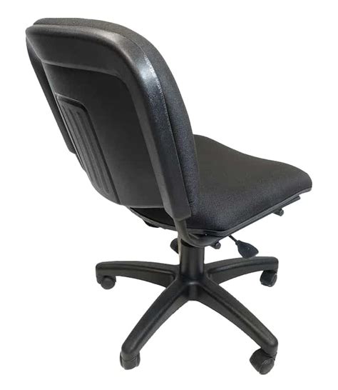 Silla Operativa Allegro Sin Brazos En Tela Mini Color Negro