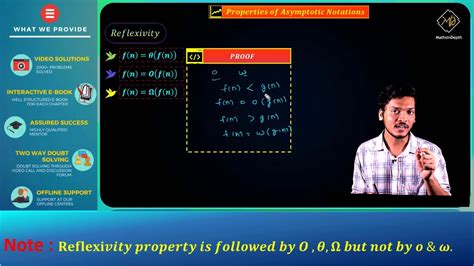 reflexivity property asymptotic notations algorithm analysis data structures youtube