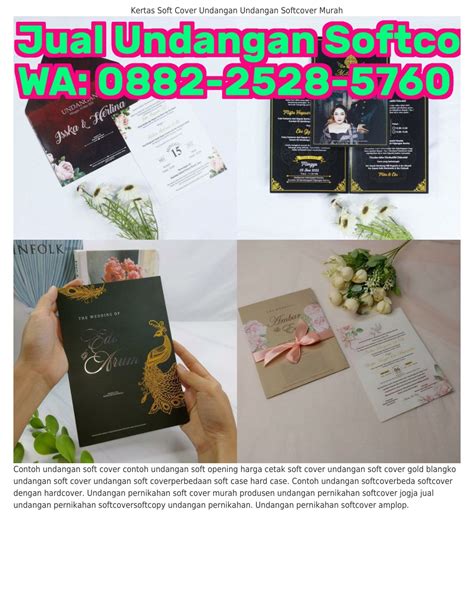 Ppt Wa Harga Undangan Softcover Murah Softcopy